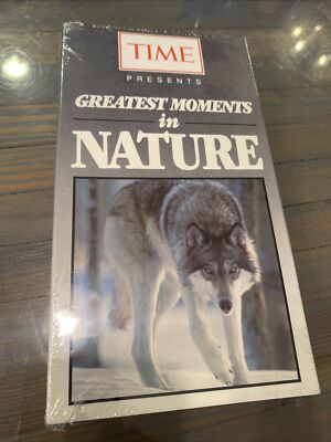 RARE Sealed 1992 Time Presents Greatest Moments in Nature VHS Video ...