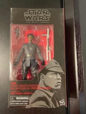 Hasbro Star Wars The Black Series Finn (First Order Disguise) Action ...