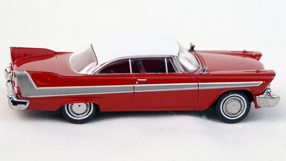 Brekina 1958 Plymouth Fury - Red/Silver "Christine" #BR19675 1/87 HO | eBay