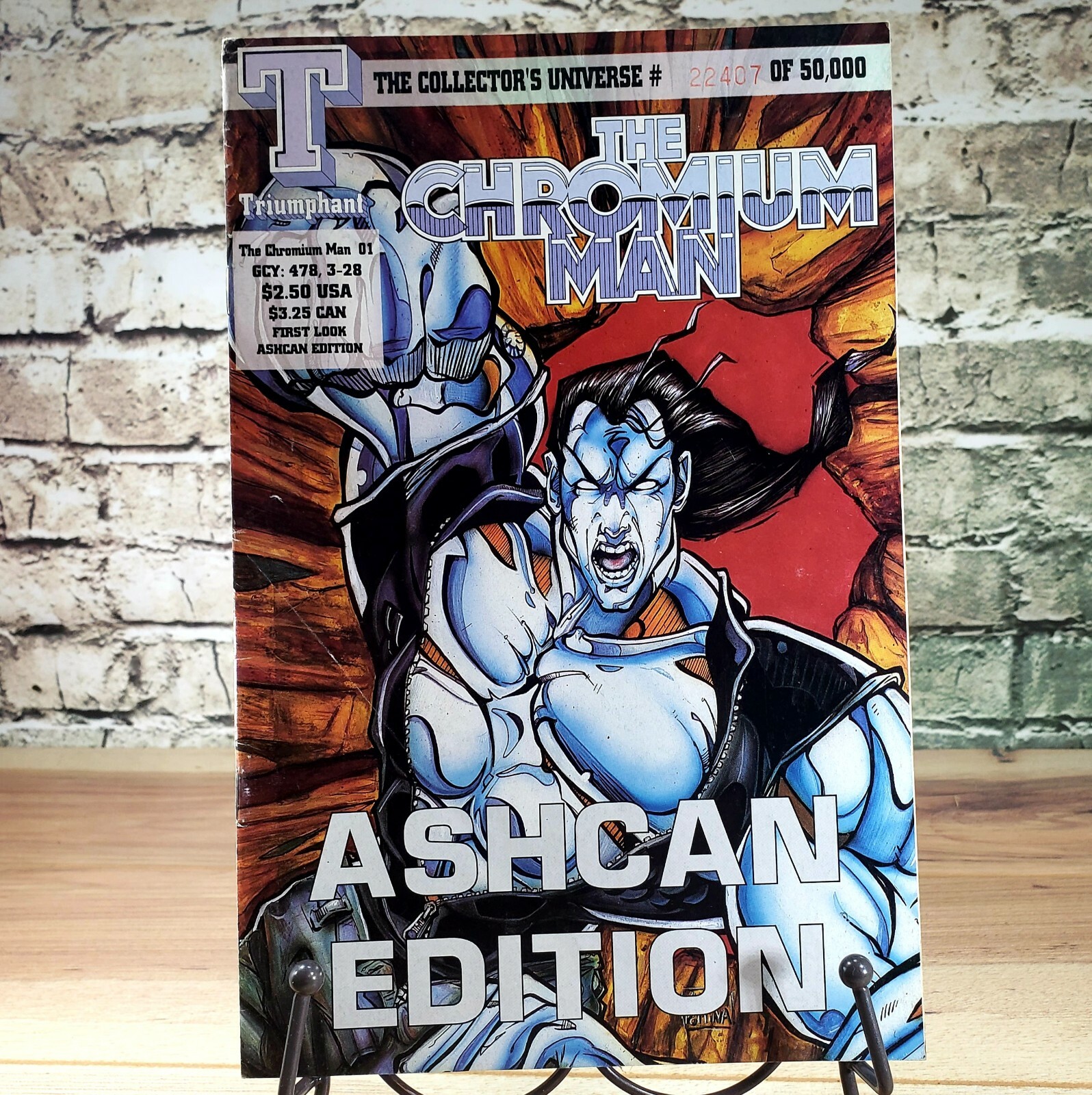 The Chromium Man #1 Ashcan Edition 22407/50,000 Low Print Trimphant ...