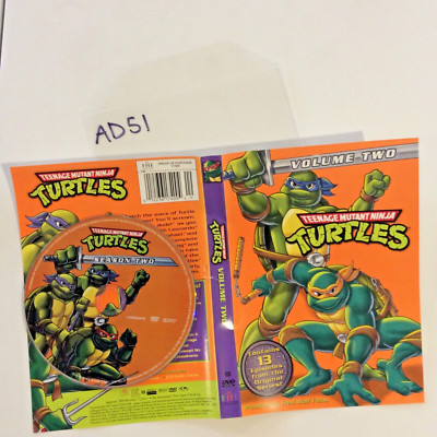 Teenage Mutant Ninja Turtles - Vol 2 (DVD, 2005) No Case No Tracking # ...