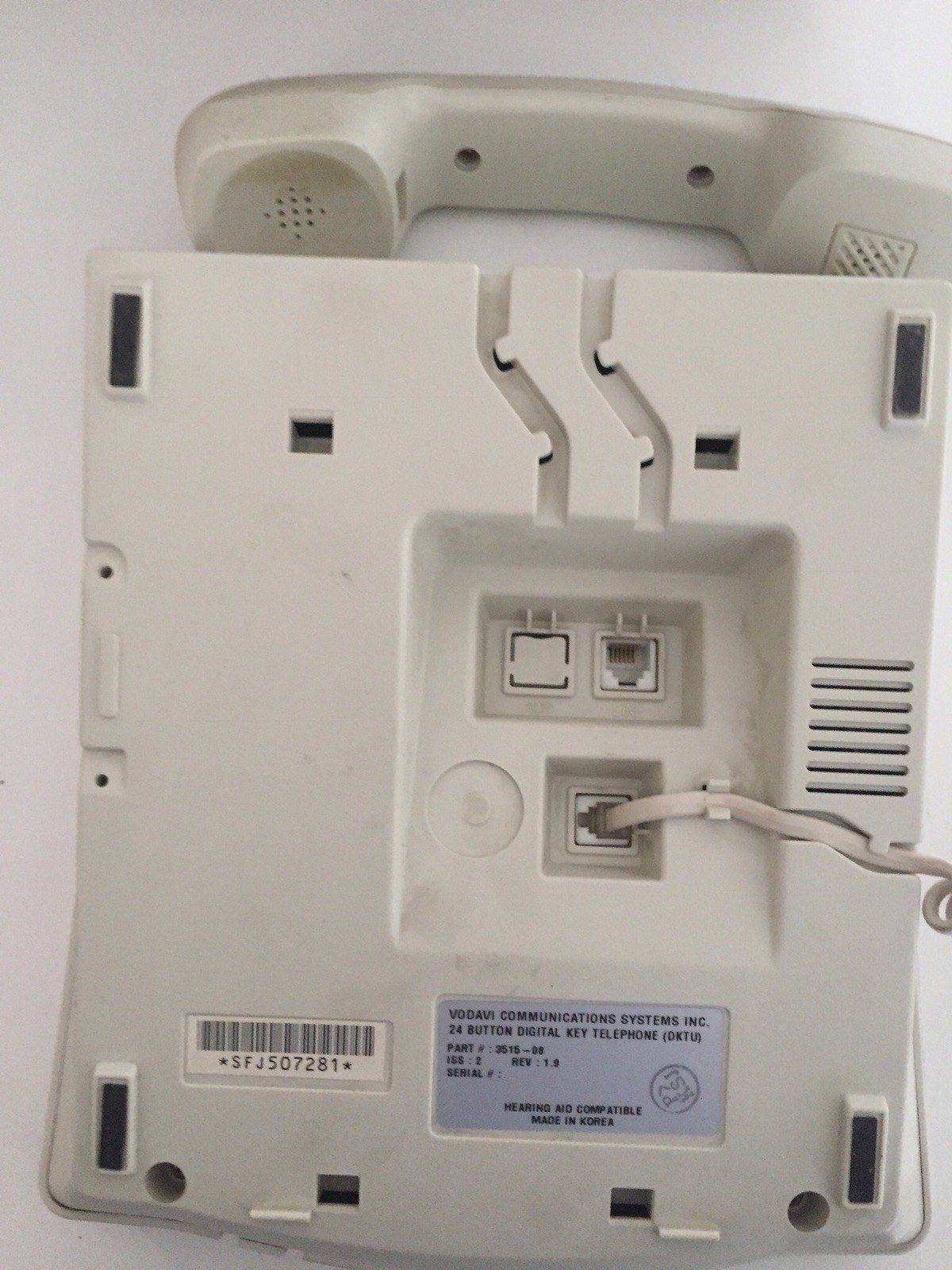 Vertical Vodavi Starplus STS - STSe 3515-08 White 24 Button LCD Speaker ...