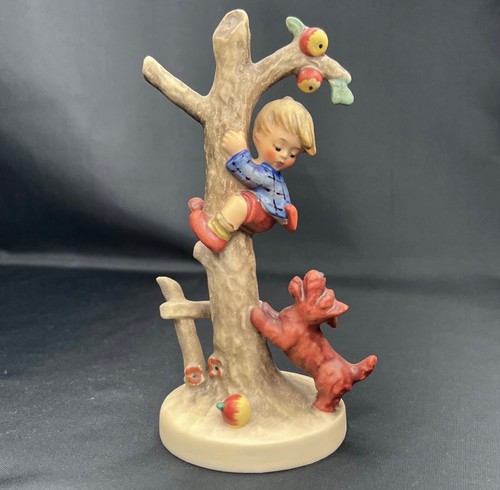 Vintage 1982 Hummel Figurine CULPRITS 56/A Boy Climbing Apple Tree w ...
