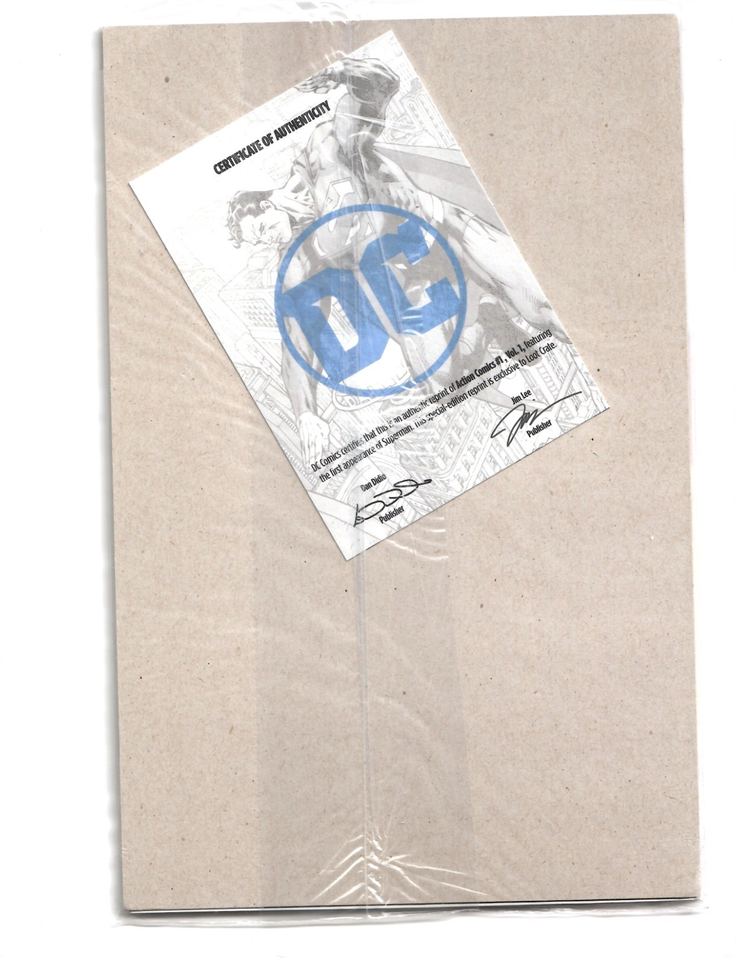 ACTION COMICS #1 Official Loot Crate Reprint w/ COA - Sealed - With All ...