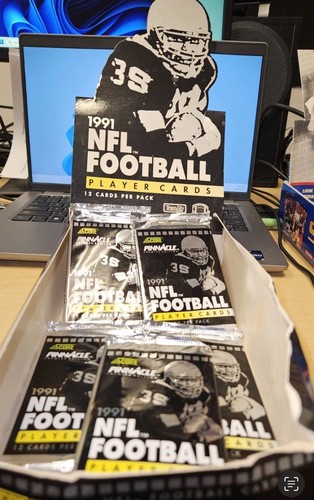 NFL 1991 Score Pinnacle Premiere Edition Player Cards Sealed Packs. 2 ...
