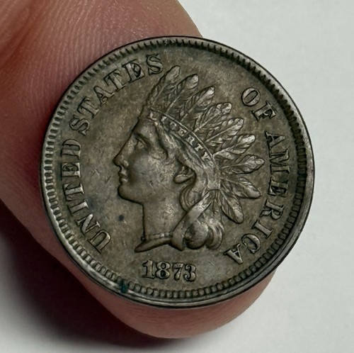 XF 1873 Indian Head Cent w/ Minor Corrosion, IHC Coin | eBay