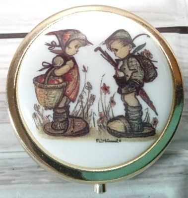Vintage M. J. Hummel Goebel "Jack & Jill" Trinket/Pill Box 3 ...