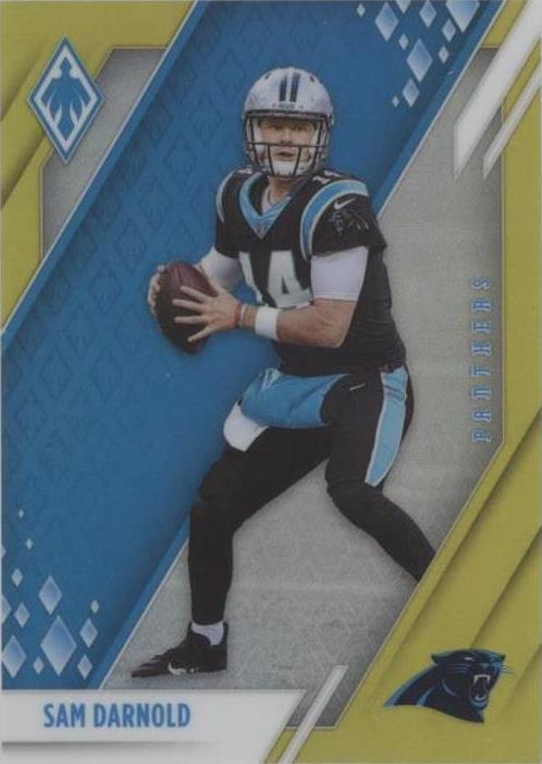 2021 Panini Phoenix - Sam Darnold #17 Yellow /75 for sale online | eBay