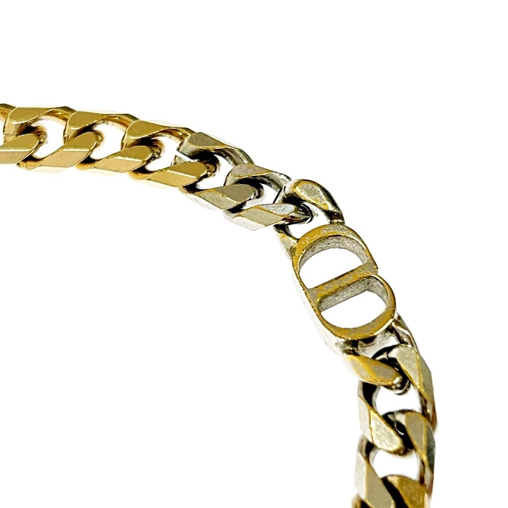 Box Included Christian Dior Metal Cd Logo Bracelet Me… - Gem