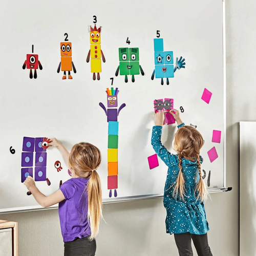 Number Blocks Reusable clings | eBay