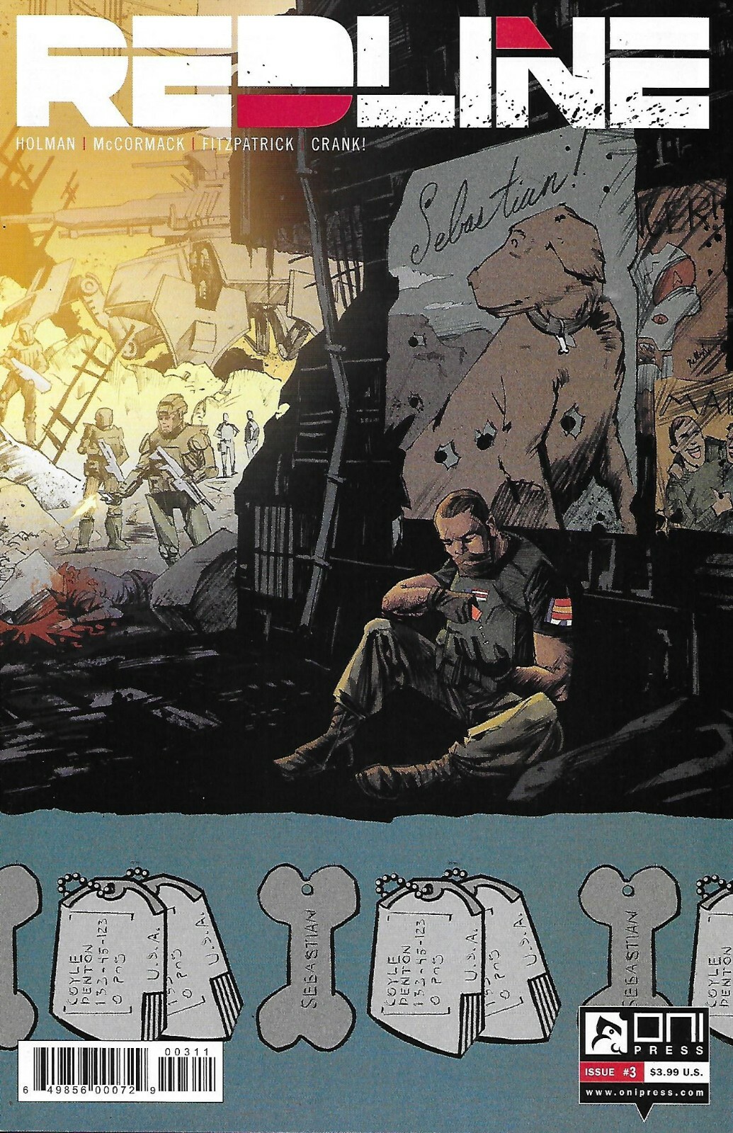 Redline Comic 3 Cover A First Print 2017 Neal Holman Mccormack ...