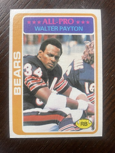 Walter Payton 1978 Topps Card Nr Mint Chicago Bears | eBay