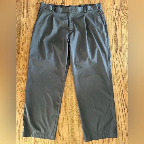NIKE Men Golf Dri Fit Pleated Gray Tour Performance Pant Slacks Sz ...