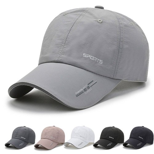 UV Protection Baseball Caps Breathable Summer Hat Casual Sun Hat Mens ...