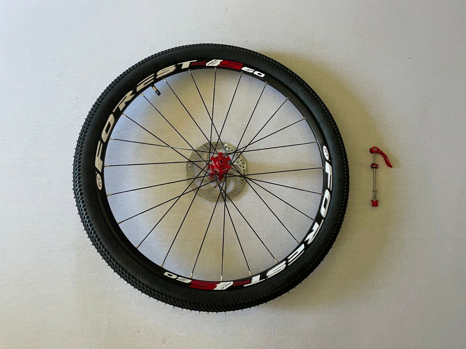Quick Release Bicycle Wheels 26" Mountain Bike with Tire Tube Disc ...