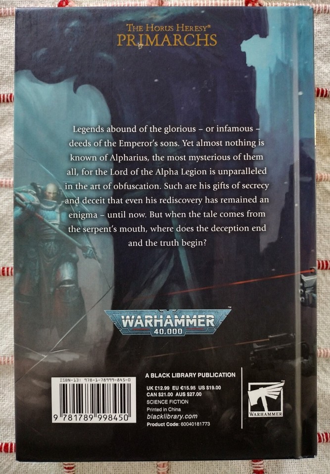 Alpharius: Head of the Hydra by Mike Brooks (2021, Hardcover ...