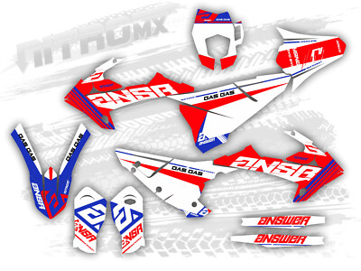 Graphics Kit fits GASGAS EC ECF EC-F 200 250 300 2018 2019 2020 Decals ...