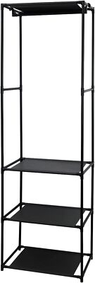 Trade One Simple Hanger Rack 3 Tiers Black | eBay
