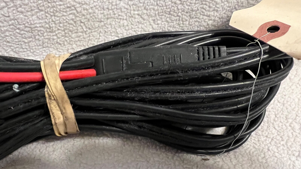Appears Used Ham Radio Cable 20 feet power pole connector raw end SAE ...
