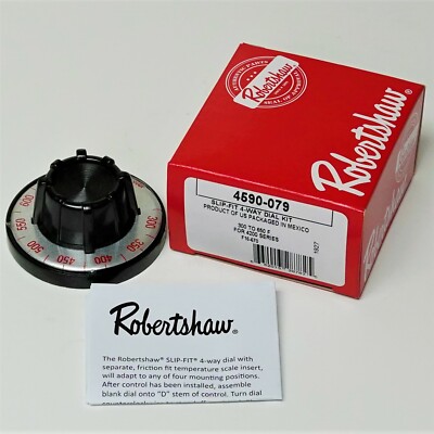 Robertshaw 4590-079 4 Way Thermostat Dial Knob Kit for Commercial Ovens ...