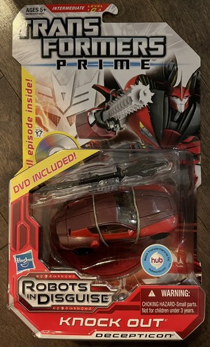 NEW Transformers Prime Robot in Disguise KNOCK OUT Deluxe Autobot IDW ...