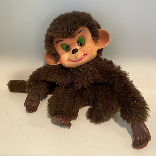 VINTAGE 9” SANG LAN RUBBER FACE STUFFED MONKEY TOY DOLL CHIMP | eBay