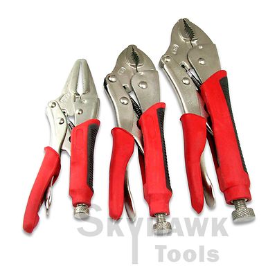 New 3-pc. Combo Flex Pad TRP Handle Locking Pliers Welding Tools | eBay