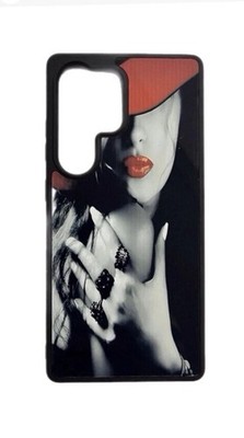Beautiful luxury Woman Face With Red Hat Case Cover For Samsung S 25 ...
