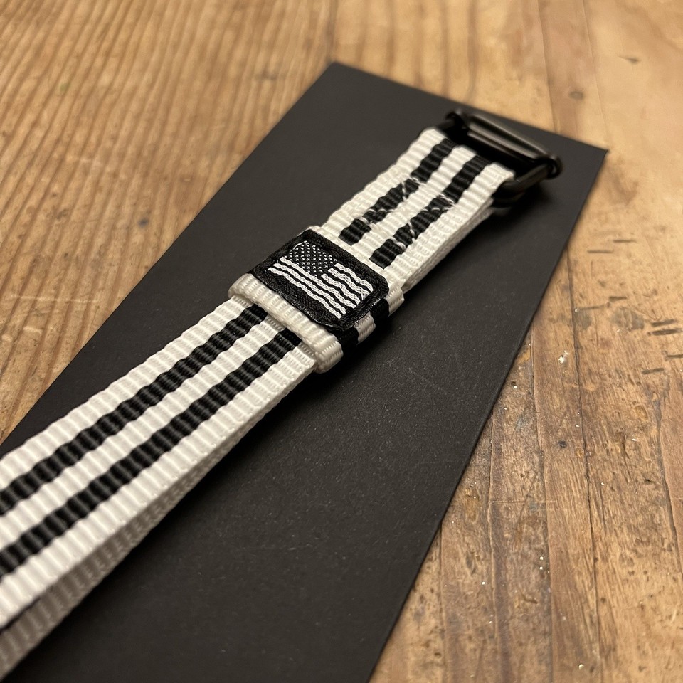 Zulu Alpha Strap 20mm Invasion Stripe DLC Buckle | eBay