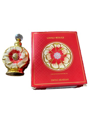 Layali Rouge by Swiss Arabian for Women - 0.5 oz Parfum Oil ...