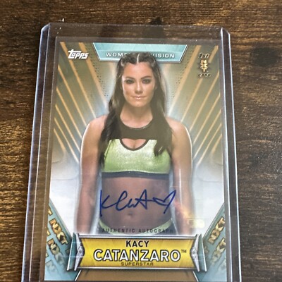 2019 Topps WWE Women's Division Kacy Catanzaro Autograph 1st NXT Card ...