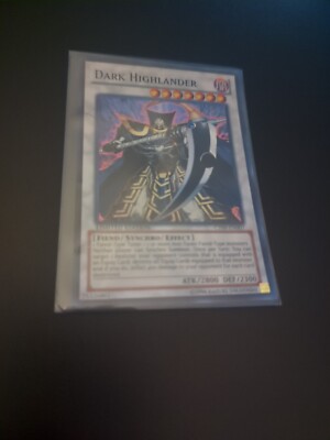 Dark Highlander - CT09-EN007 Super Rare - Limited Edition Near Mint ...