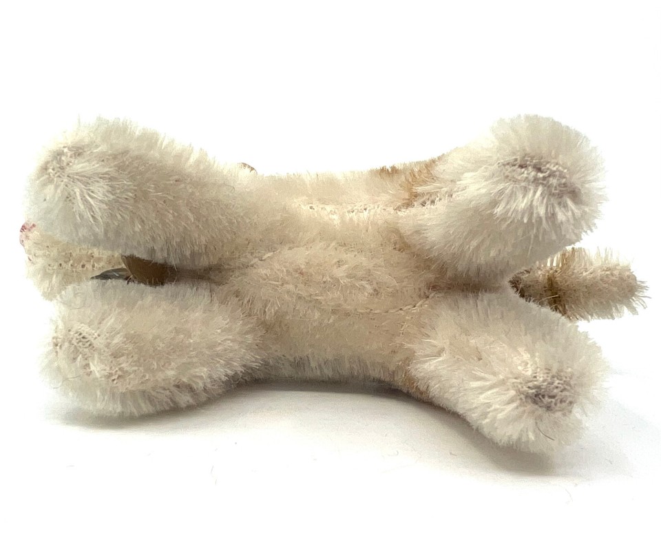 Steiff Tapsy Tabby Cat 1960s ID Chest Tag 8cm 3in Mohair Jingle Bell ...