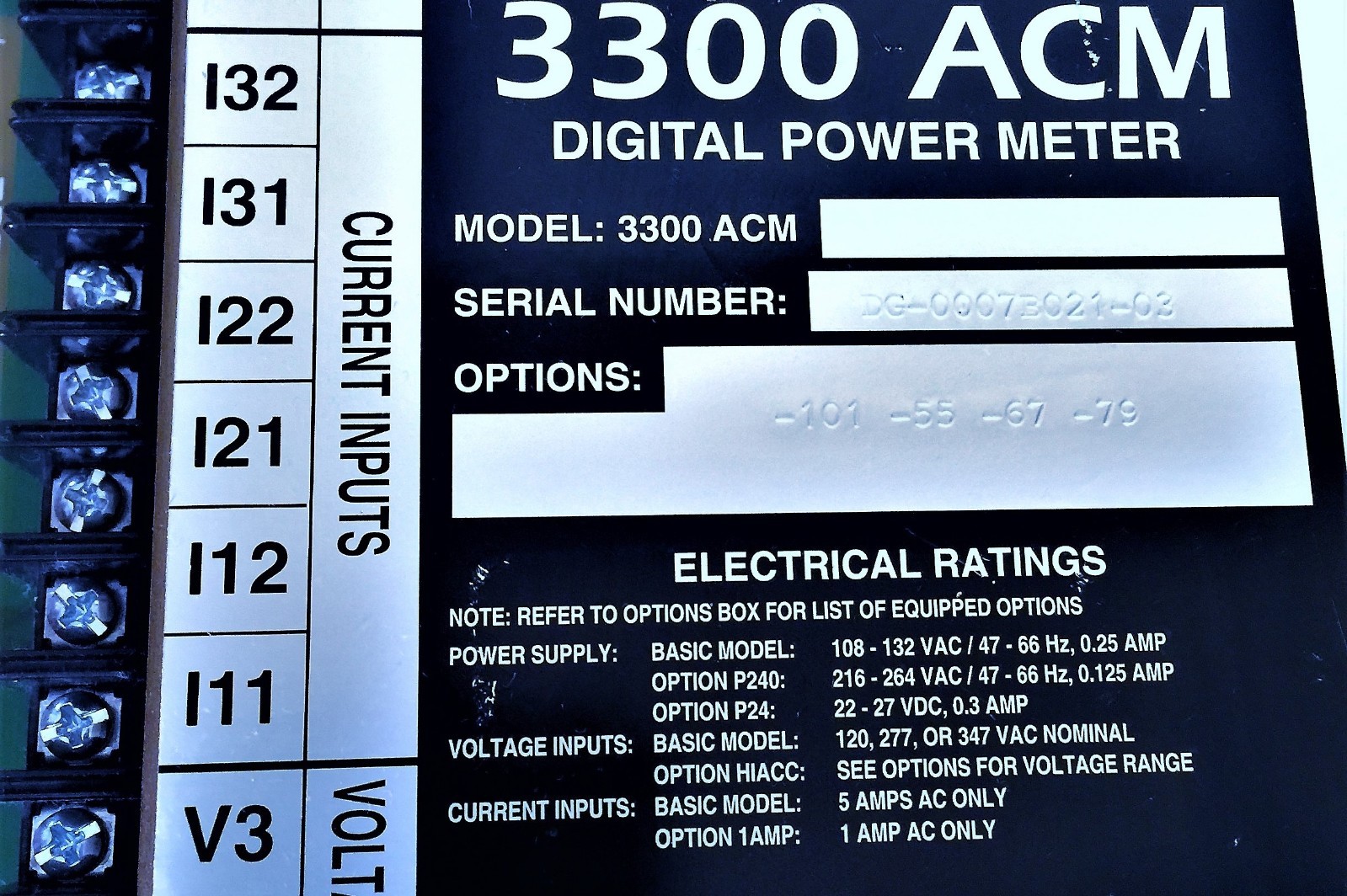 POWER MEASUREMENT 3300 ACM DIGITAL POWER METER | eBay