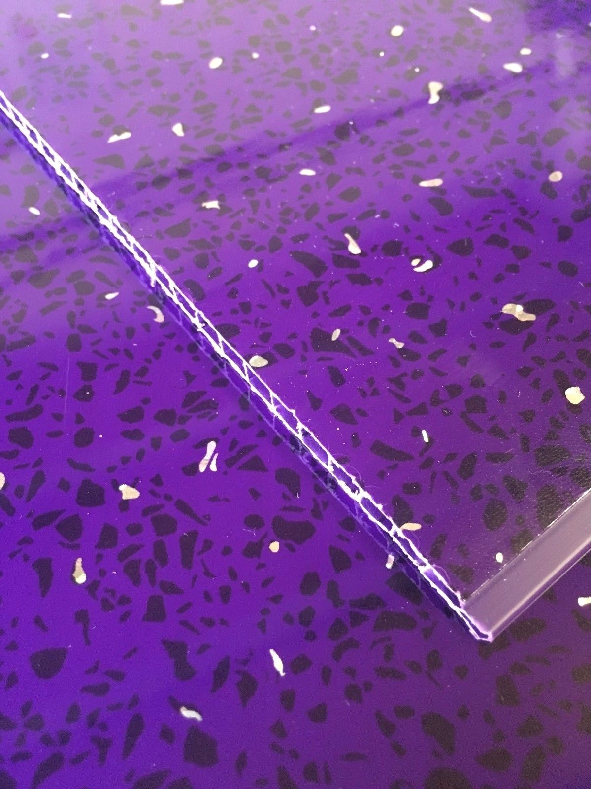 10 Purple Sparkle Glitter Bathroom Cladding PVC Plastic Shower Wall ...