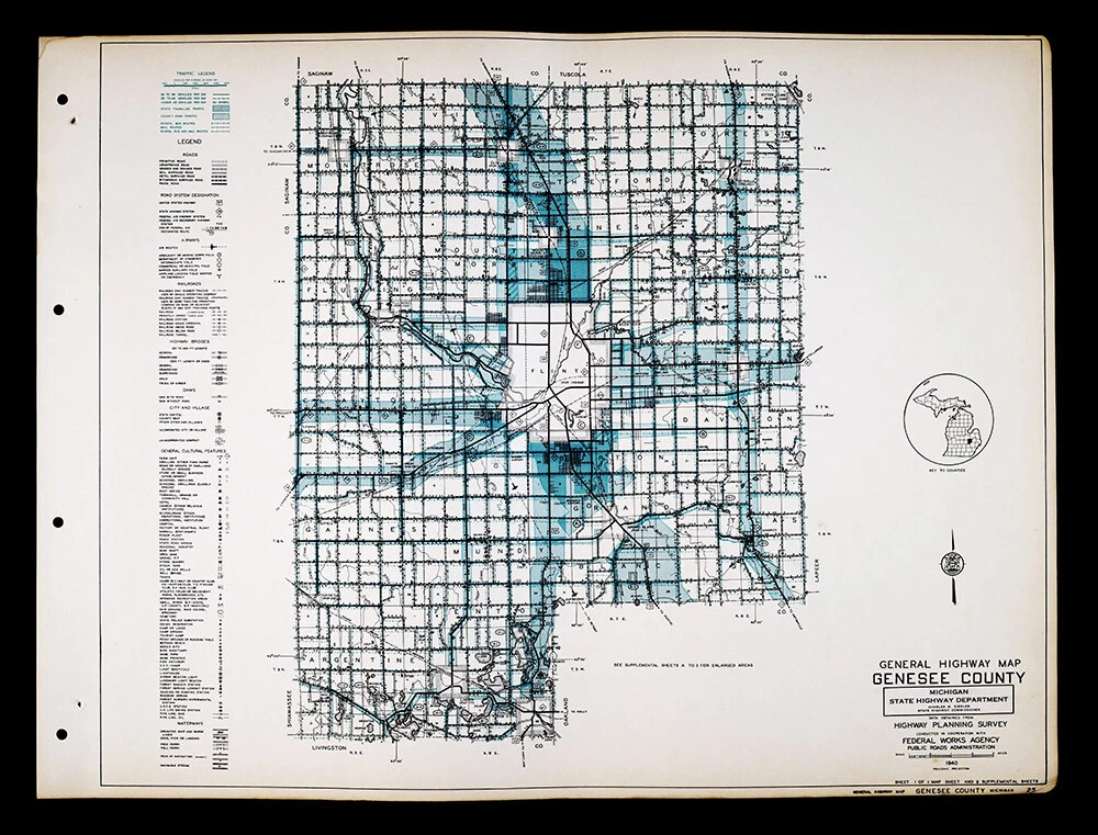 Map Of Genesee County Michigan