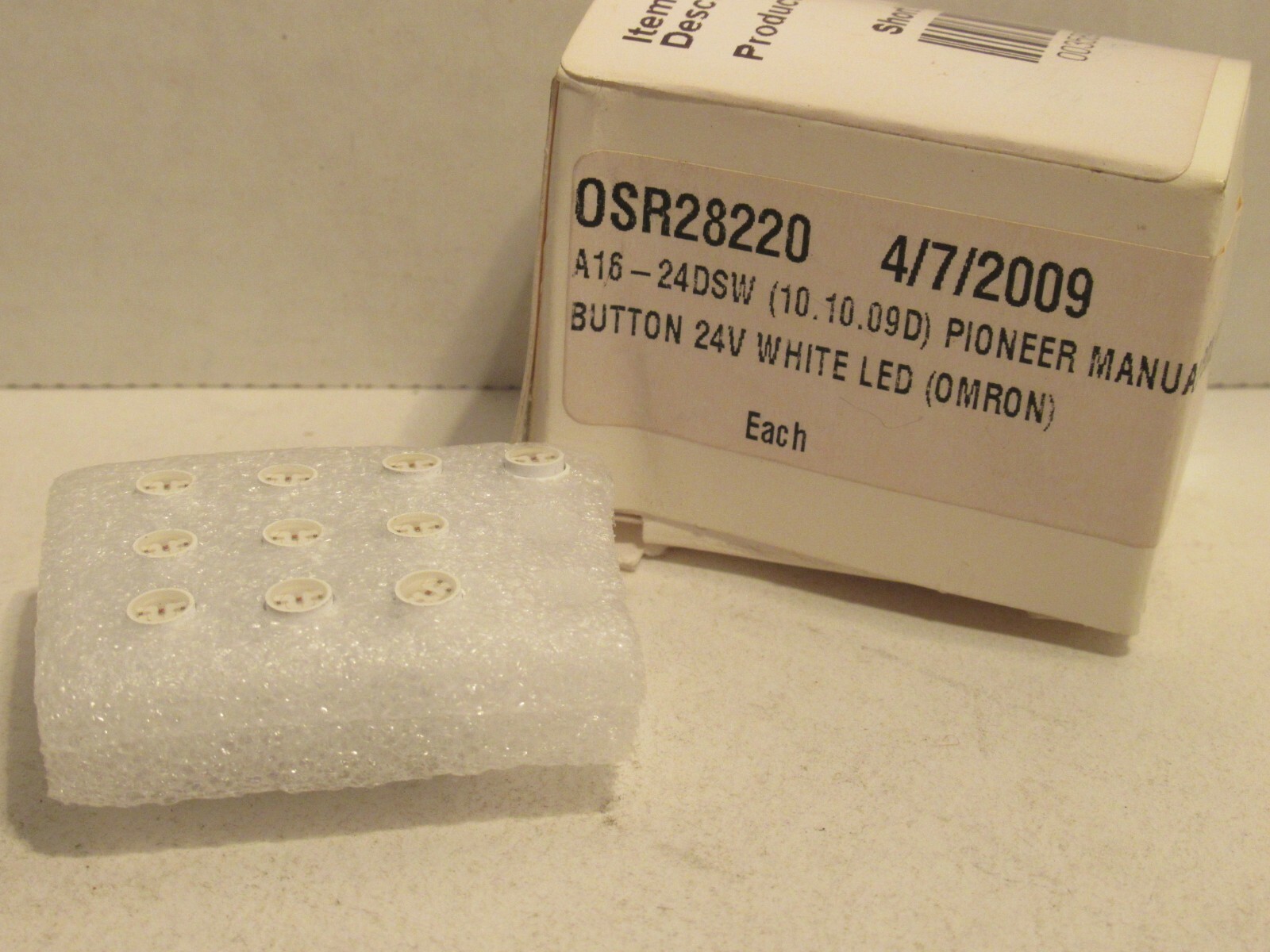 NEW (LOT OF 10) PIONEER A16-24DSW A1624DSW 24V WHITE LED BULB | eBay