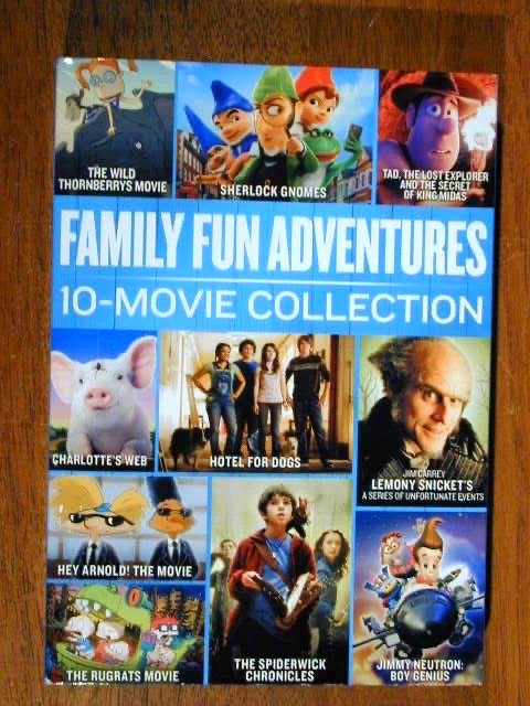 FAMILY FUN ADVENTURES 10 MOVIE COLLECTION DVD BRAND NEW SEALED w ...