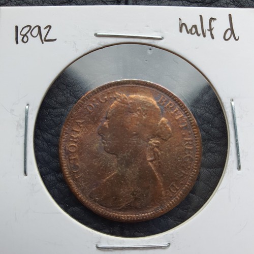 1892 BRITISH HALF PENNY QUEEN VICTORIA CONDITION AS PICTURED | eBay UK