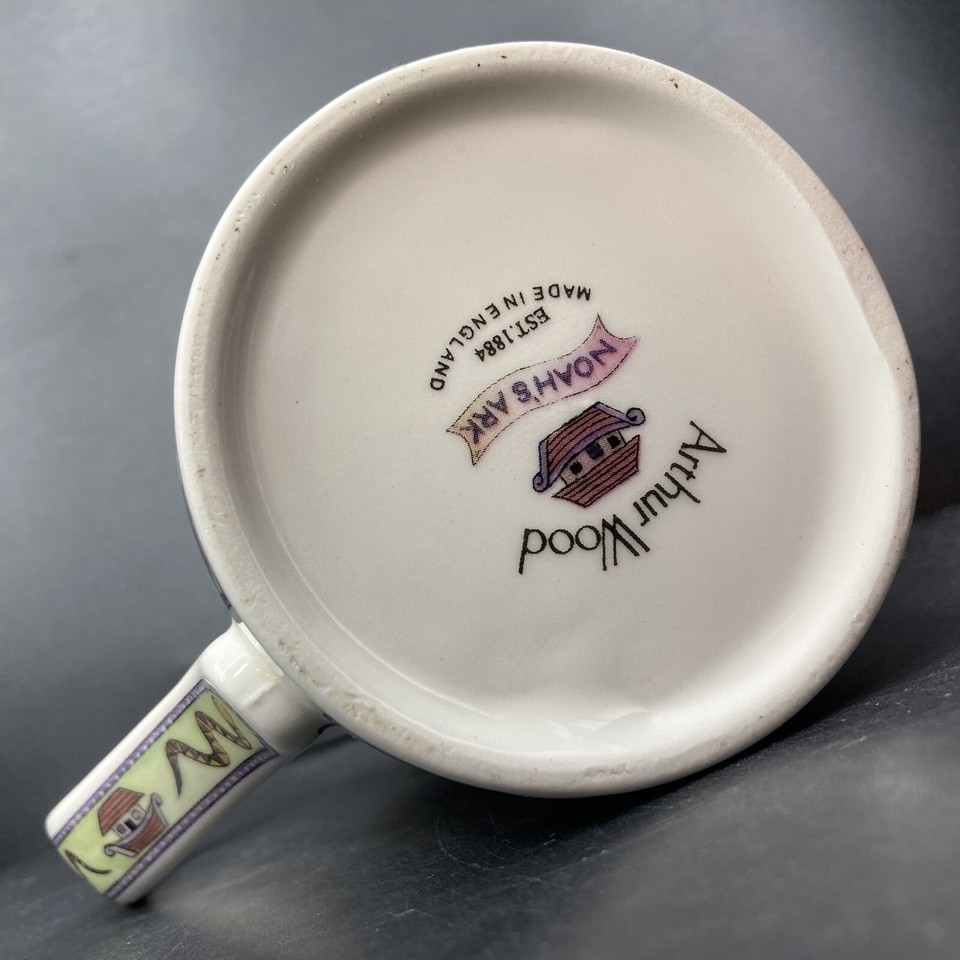 Vintage Arthur Wood Noah’s Ark Camels & Snakes Porcelain Mug made in ...
