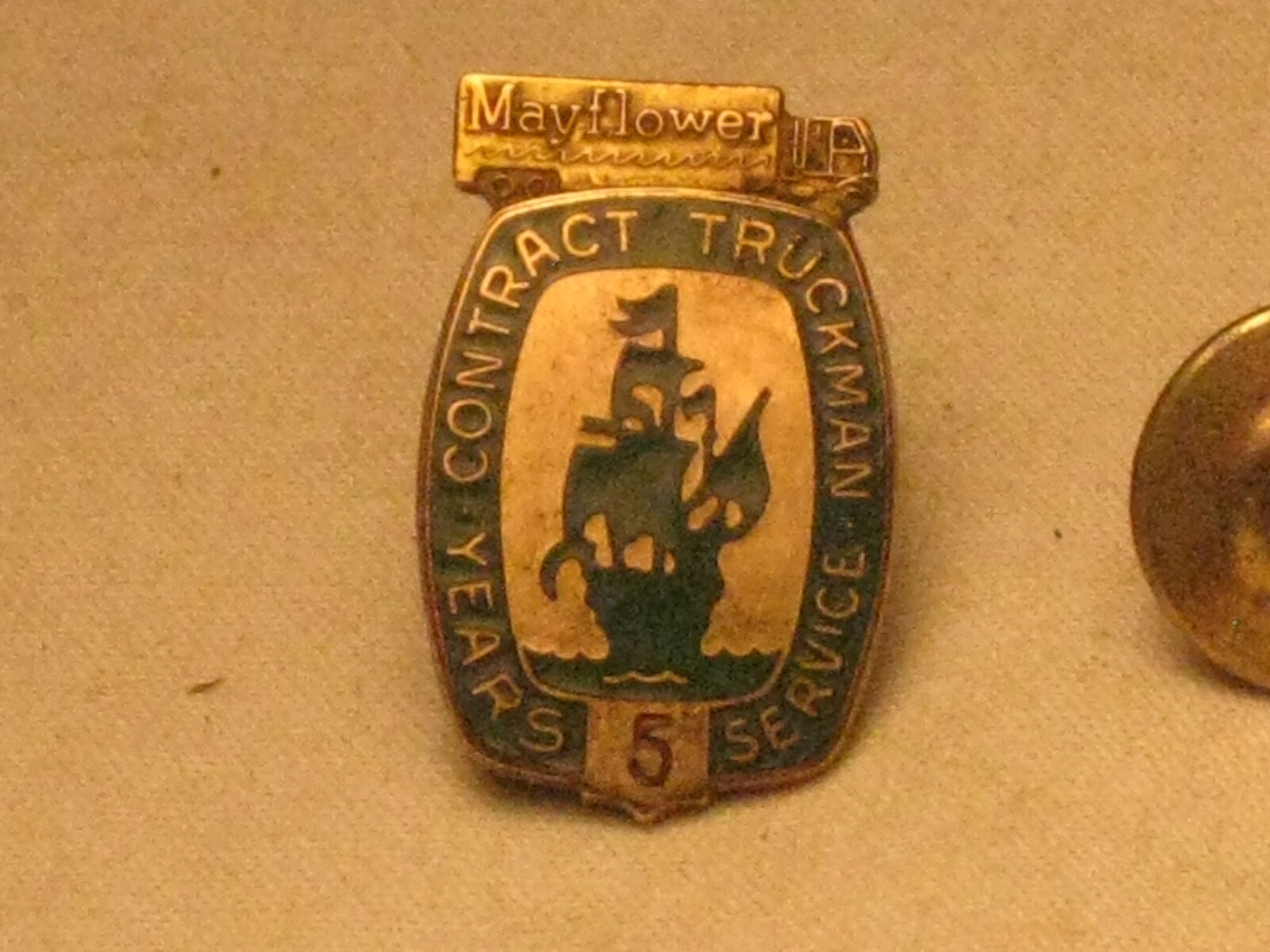 vintage Mayflower Contract Truck 5 years award 1/10 10KT GF truckman ...