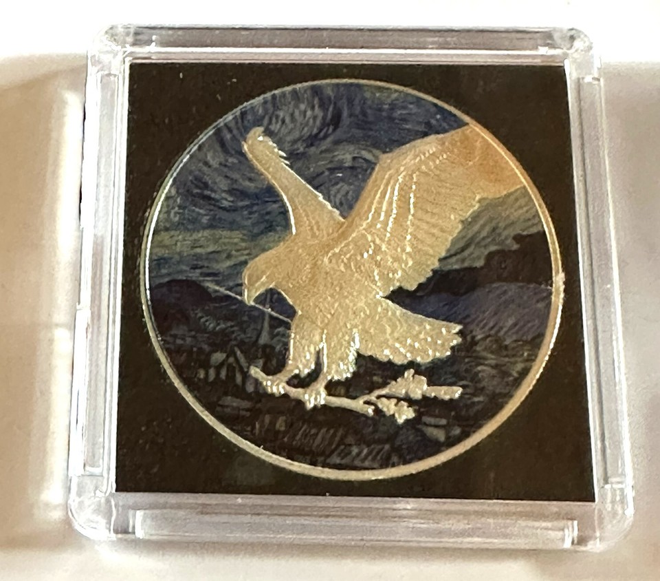 2024 American Eagle Starry Night Star Privy Edition 1 oz Silver Coin | eBay