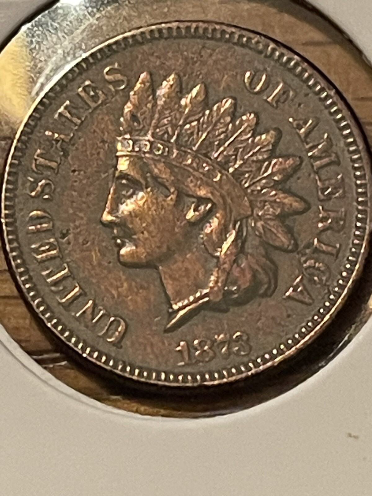 1873 Indian Head Penny Average Circulation Coin Bronze | eBay