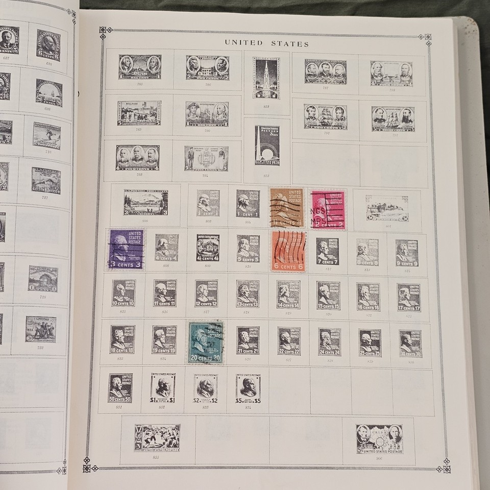 Scott’s World Stamp Album Book Postage Album 1970 Stamps Collect Some ...