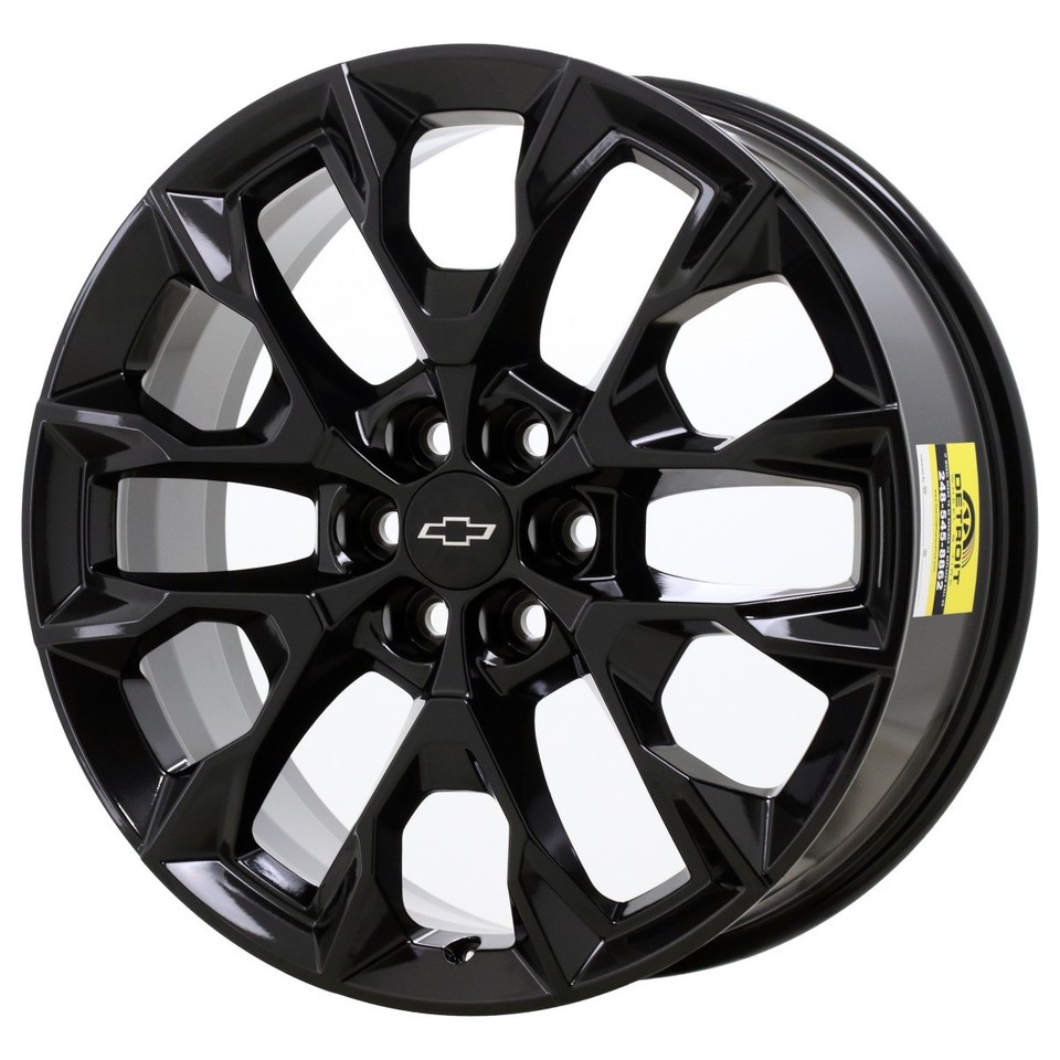 20" CHEVROLET TRAVERSE GLOSS BLACK EXCHANGE WHEELS RIMS FACTORY OEM ...