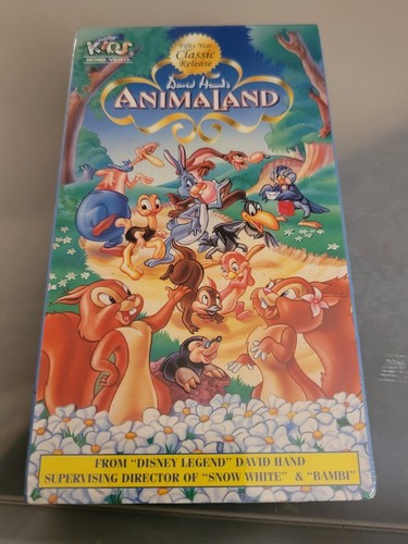 David Hand's Animaland VHS Fifty Year Classic Release New Factory ...