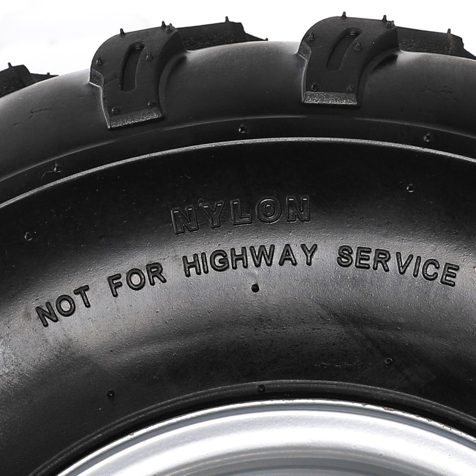 4 Stud Front Wheel Hub Steering Knuckle 19x7.0-8 Tire for 4 Wheeler ATV ...