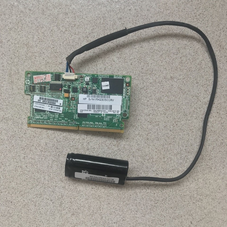 HP Smart Array P222 P420 P421 512M FBWC Cache Module With Battery ...