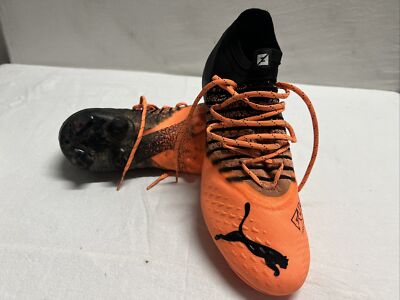 Puma Future Z 1.3 FG/AG EvoKnit Fuzionfit pro Soccer Cleat Orange Shoes ...