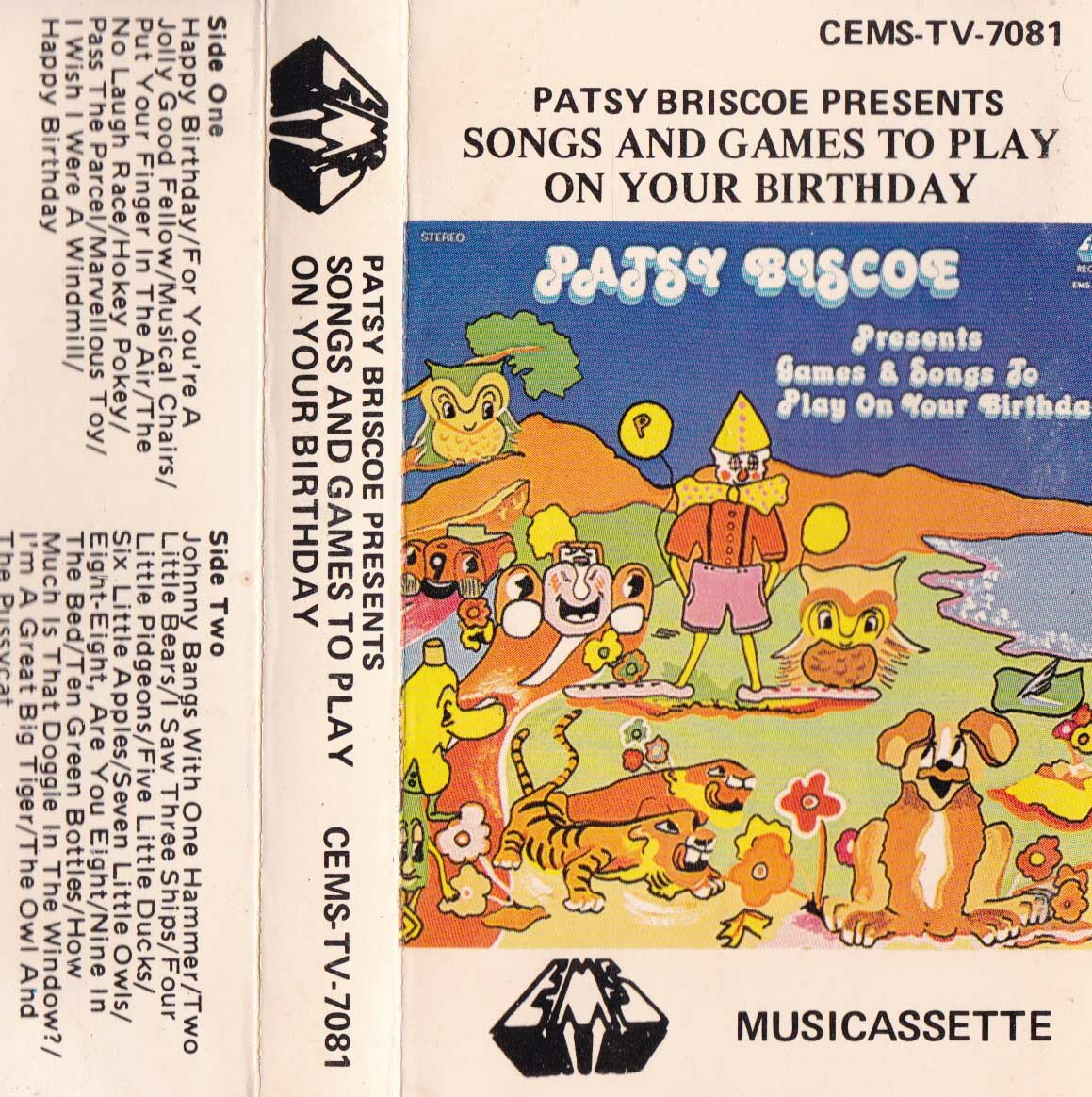 PATSY BISCOE Songs & Games To Play On Your Birthday - Cassette - Tape ...